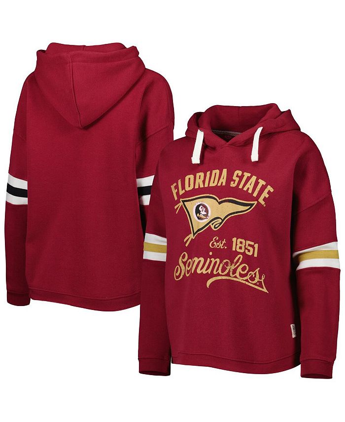 Pressbox Women's Garnet Florida State Seminoles Super Pennant Pullover ...