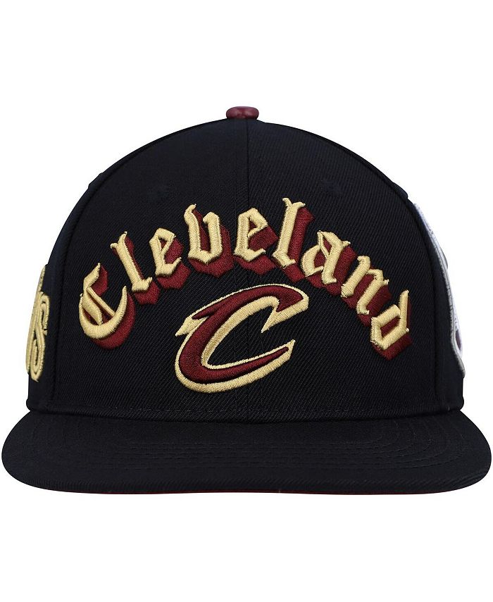 Pro Standard Men's Black Cleveland Cavaliers Old English Snapback Hat ...