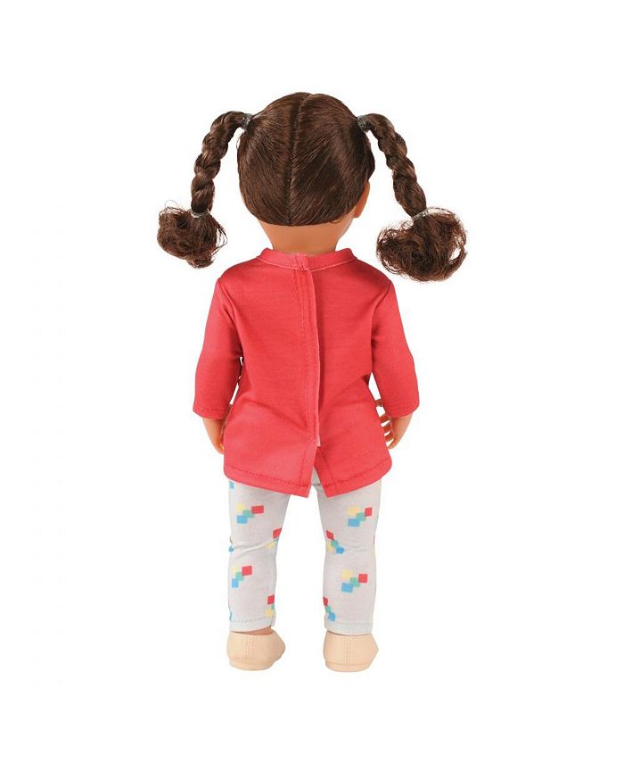 Kaplan Early Learning 13" Doll - Brown Hair Girl - Macy's