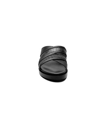 Stacy Adams Men's Mondo Open Toe Slide Sandals - Macy's