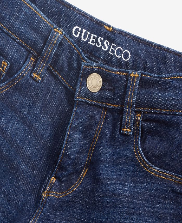 GUESS Big Girls Denim 5 Pocket Straight Jeans - Macy's