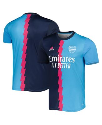 adidas Men's Light Blue Arsenal 2022/23 Pre-Match Top - Macy's