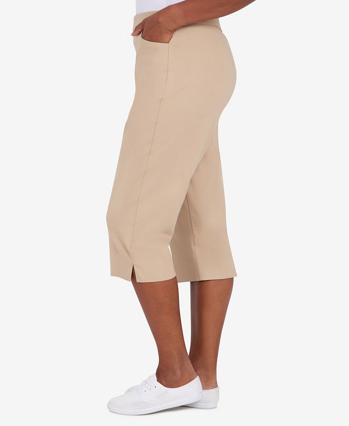 Alfred Dunner Missy Women's Classics Allure Clam Digger Capri Pants ...