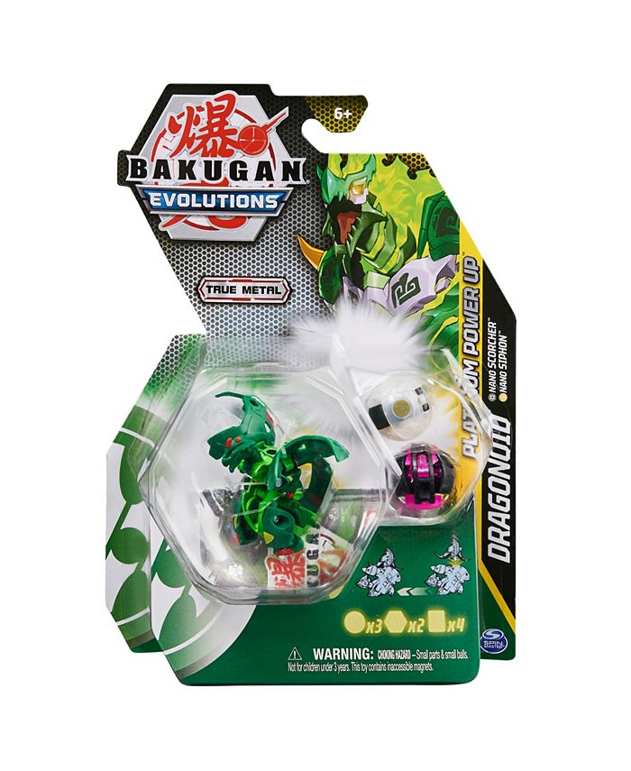 Bakugan Evolutions, Dragonoid with Nano Scorcher and Siphon Platinum ...