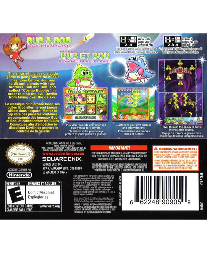 Square Enix Space Bust-A-Move - Nintendo DS - Macy's