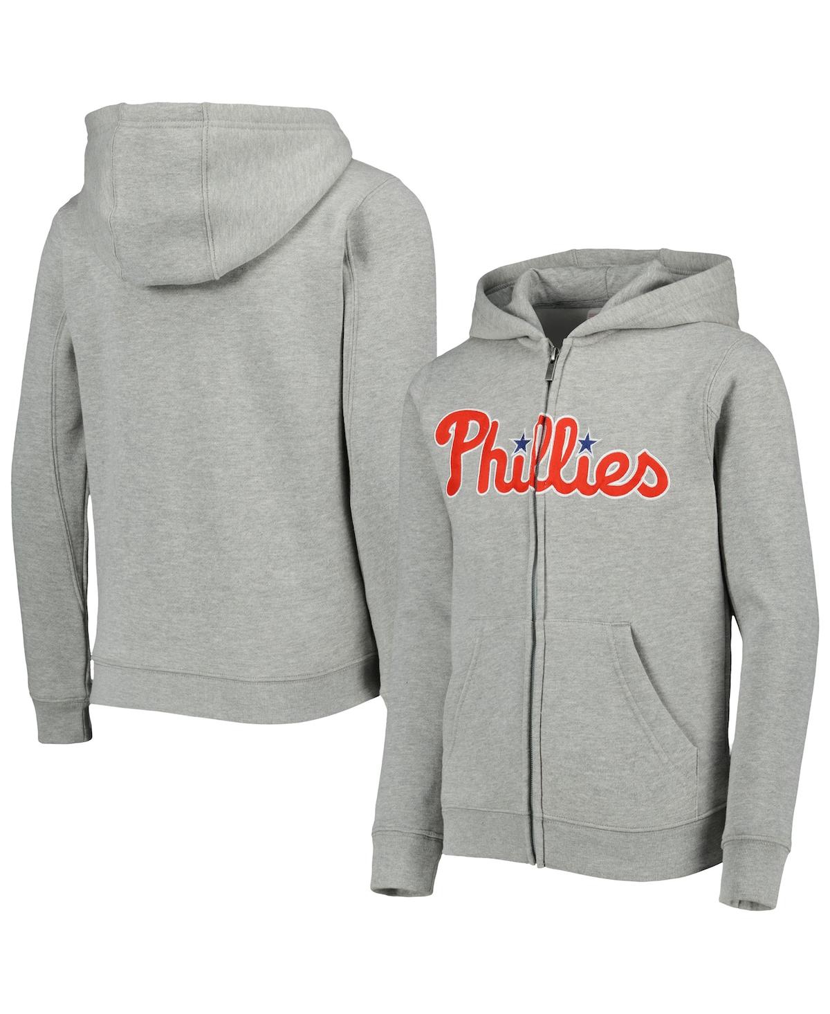 Click here for Big Boys Heather Gray Philadelphia Phillies Wordma... prices