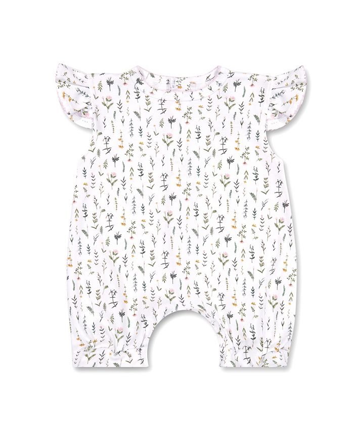 Paper Cape Baby Girls Pima Cotton, Classic Bubble Romper - Macy's