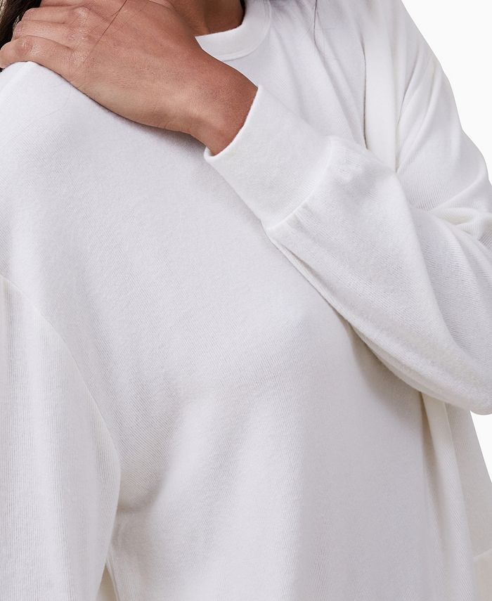 COTTON ON Women's Super Soft Long Sleeve Crew Neck Top - Macy's