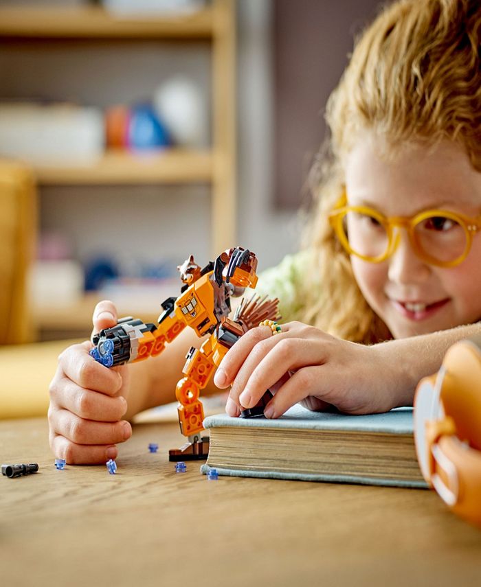 LEGO® Super Heroes Marvel Rocket Mech Armor 76243 Toy Building Set with ...