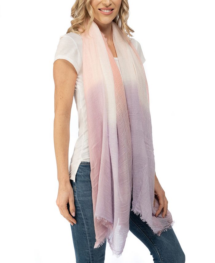 Vince Camuto Dip Dye Border Wrap Scarf - Macy's