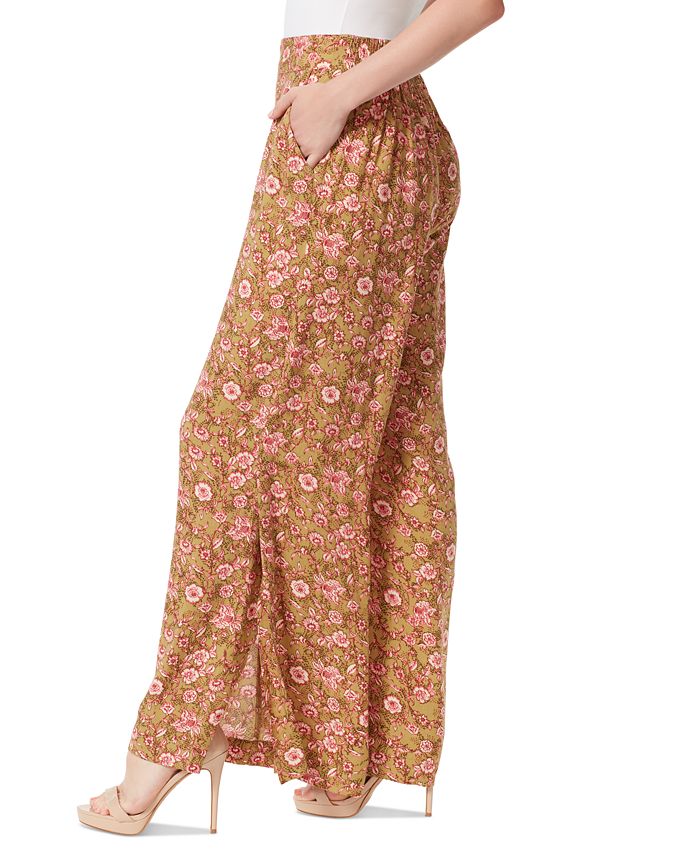 Jessica Simpson Women's Shaye Floral-Print Flared Pants & Reviews ...