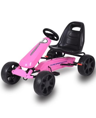 Go Kart Kids Ride On Car Pedal Powered 4 Wheel Racer Stealth Outdoor ...
