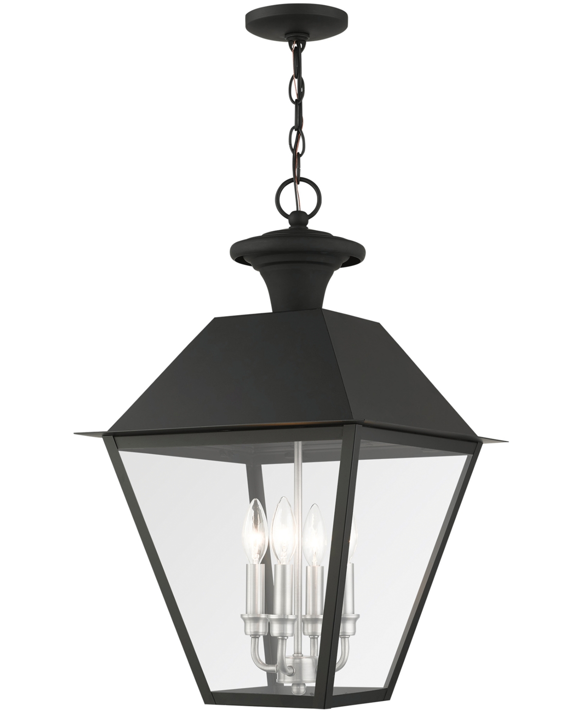 Click here for Livex Wentworth 4 Light Outdoor Pendant Lantern -... prices