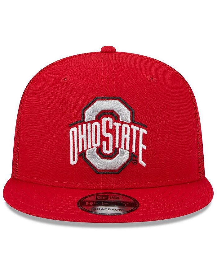 New Era Men's Scarlet Ohio State Buckeyes Classic 9FIFTY Trucker ...