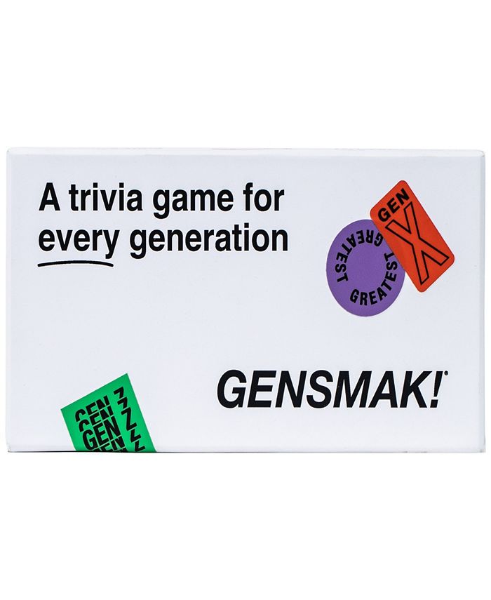 GENSMAK a Party Trivia Game For Every Generation, Ages 13 and up - Macy's