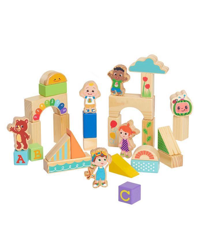 Cocomelon Wood Block Set - Macy's