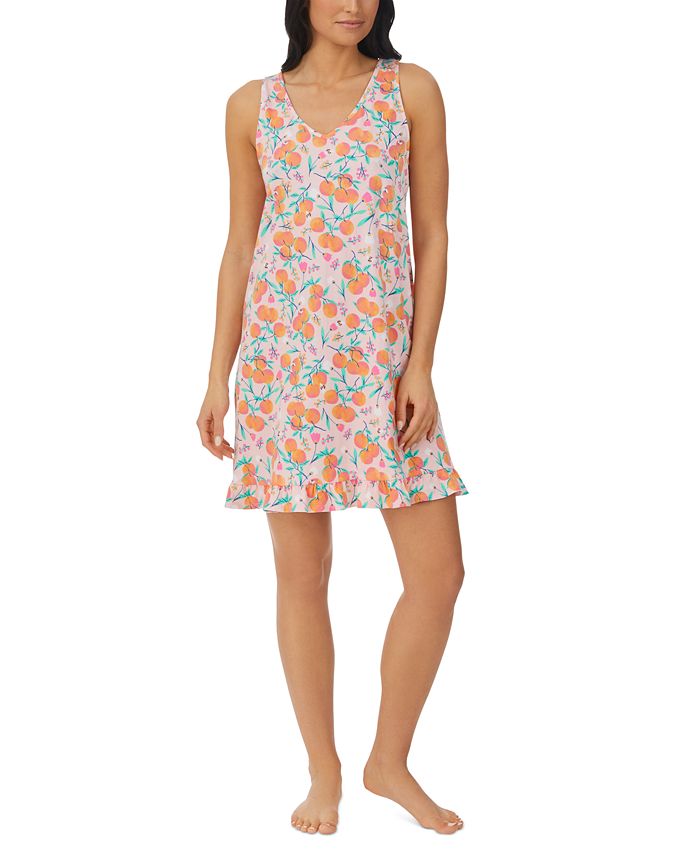 Cuddl Duds Womens Sleeveless Printed Chemise Macys