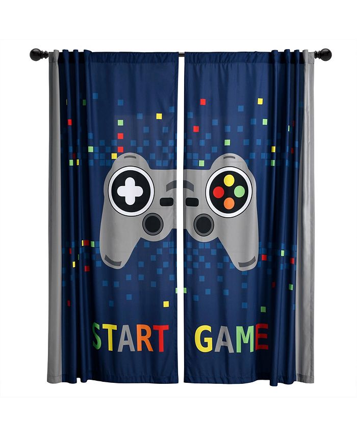 Lush Décor Video Games 2 Piece Set Window Curtain Panels, 52" x 84 ...