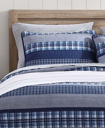Nautica Addison Reversible 2 Piece Quilt Set, Twin - Macy's