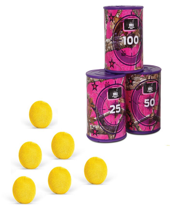 Realtree Nkok Handheld Slingshot Set Pink 25038 includes 6 Foam Balls 3 ...