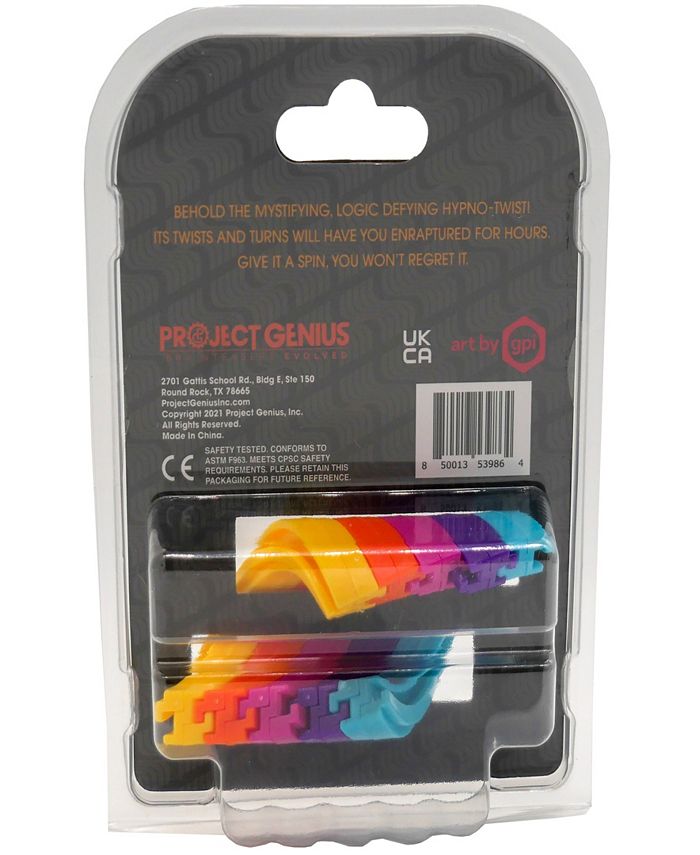 Project Genius Hypno-Twist Hypnotic Fidget Toy, Glide The Colorful ...