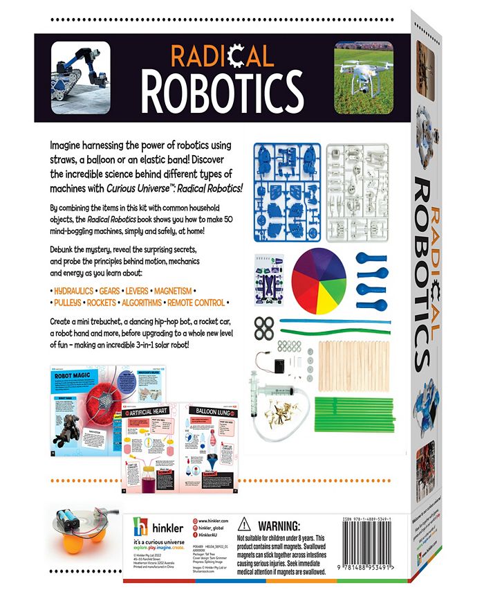 Curious Universe Radical Robotics Science Kit 50 Science Experiments ...