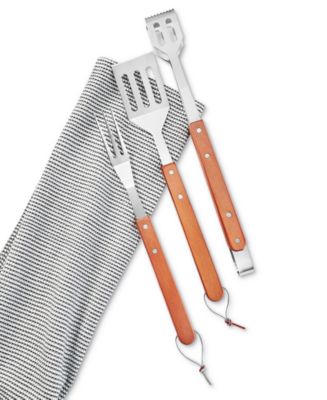 The Cellar Farm Fresh BBQ 3 Piece Wood Tool Set, Created for Macy's ...