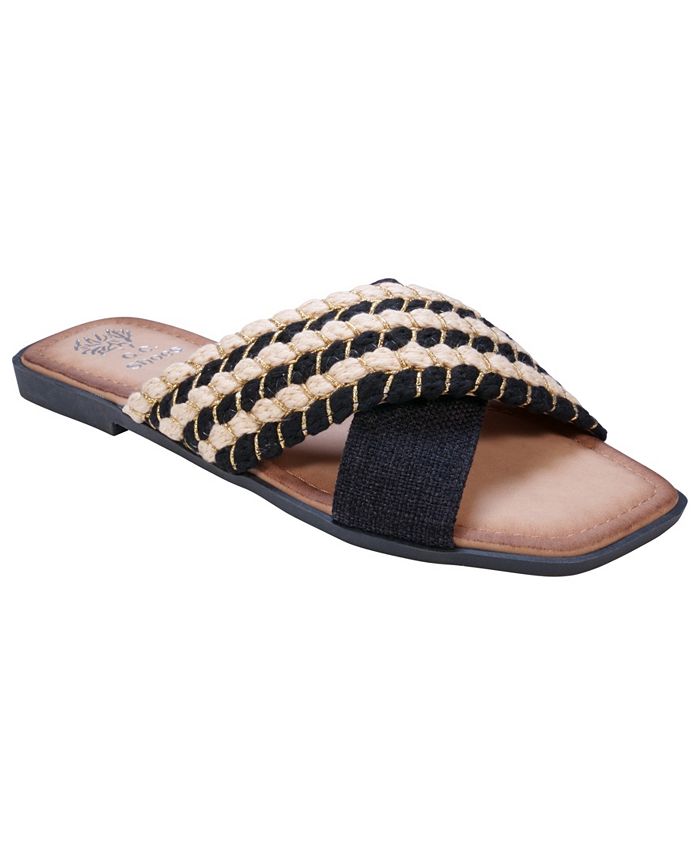 GC Shoes Women's Charita Flat Sandals - Macy's