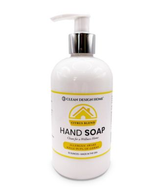 Clean Design Home Citrus Hand Soap, 12 oz - Macy's