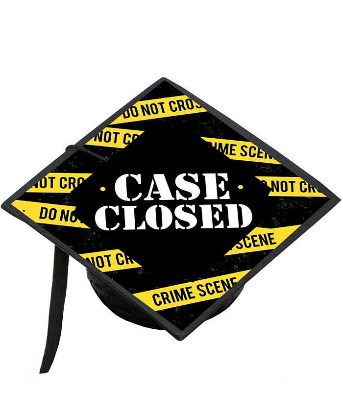Big Dot of Happiness Case Closed Criminal Justice Graduation Cap ...