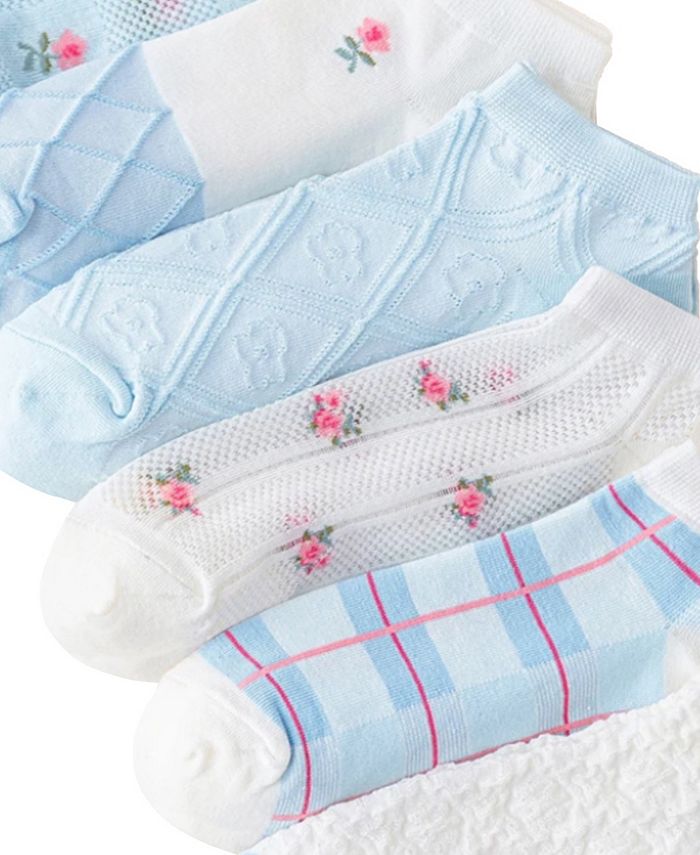 Stems Women's Spring Flowers and Lace No Show Five Pack & Reviews ...