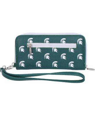 Women's Michigan State Spartans Zip-Around Wristlet Wallet - Macy's