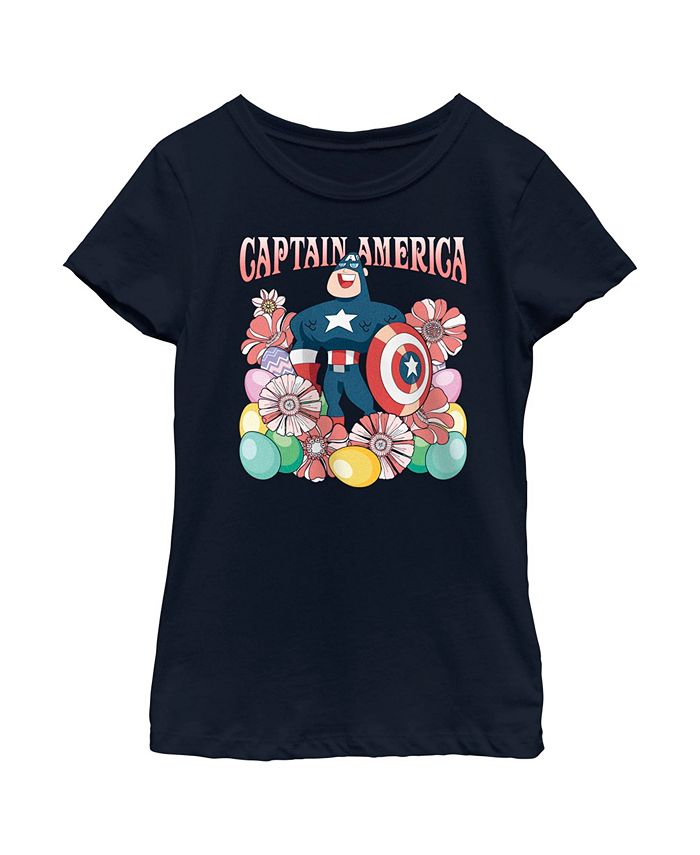 Marvel Girl's Easter Egg Hunt Superhero Child T-Shirt - Macy's