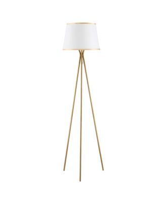 HOMCOM Modern Tripod Floor Lamp Land Lamp w/ Steel Frame and E26 Base ...