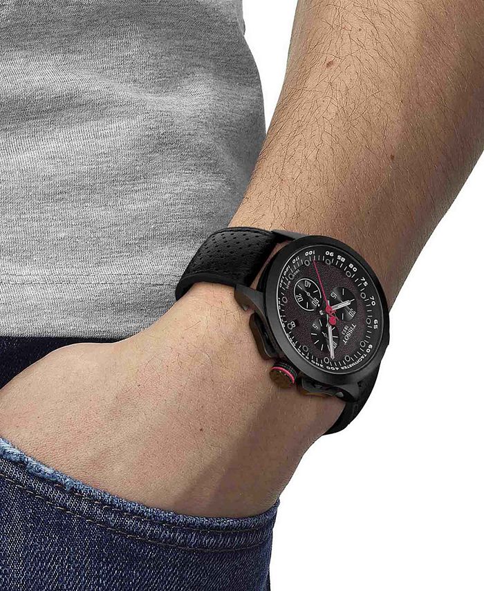 Tissot Men's Swiss Chronograph T-Race Cycling Giro d'Italia Black ...
