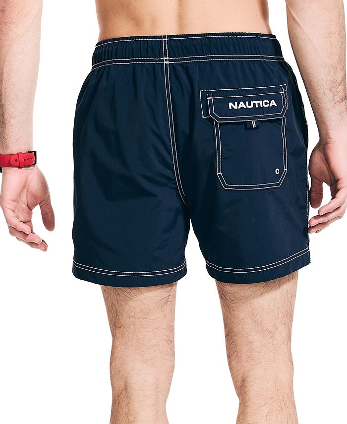 Nautica Men's Quick Dry Nylon 5" Swim Trunks - Macy's