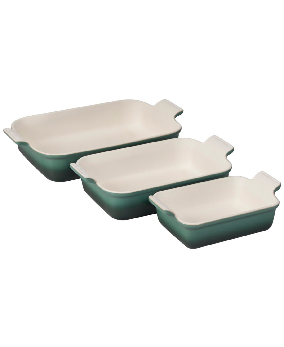 Click here for Le Creuset Set of 3 Heritage Bakers - Artichaut prices