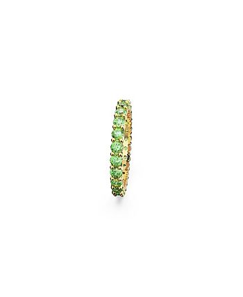 Swarovski Crystal Round Cut Green Matrix Ring - Macy's
