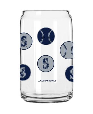 Logo Brands Seattle Mariners 16 Oz Smiley Can Glass - Macy's