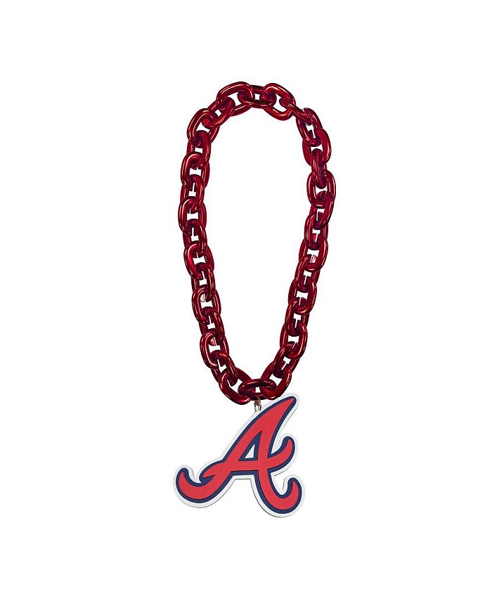 FanFave Men's and Women's Red Atlanta Braves Team Logo Fan Chain - Macy's