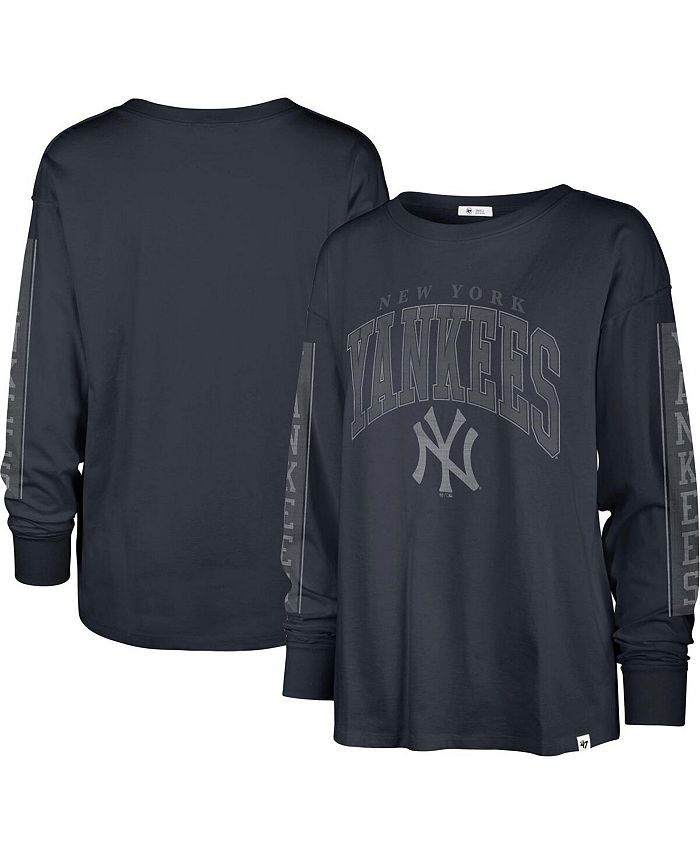 '47 Brand Women's Navy New York Yankees Statement Long Sleeve T-shirt ...