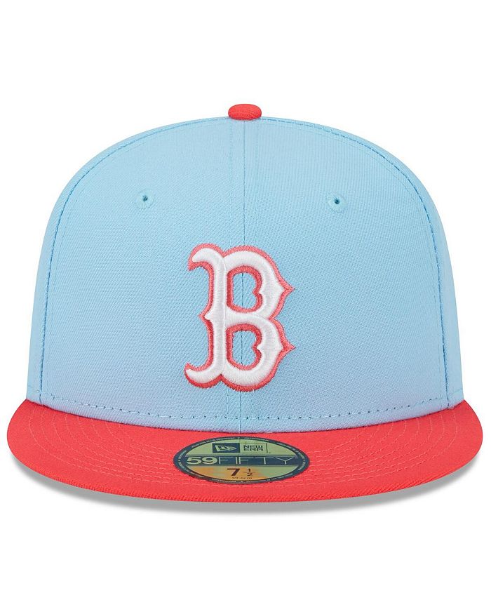 New Era Men's Light Blue and Red Boston Red Sox Spring Color Two-Tone ...