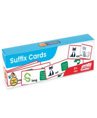 Junior Learning Suffix Flashcards - Macy's