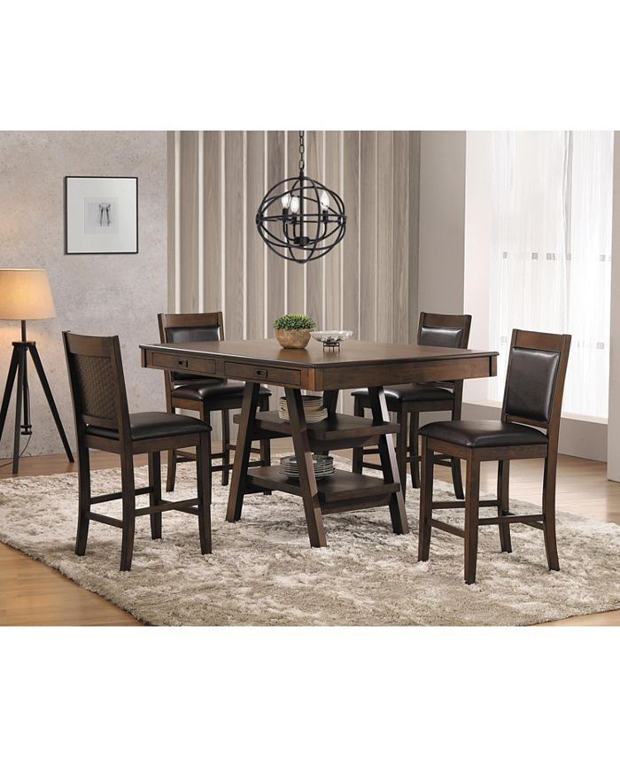 Coaster Home Furnishings 2-Piece Asian Hardwood Dewey Upholstered ...