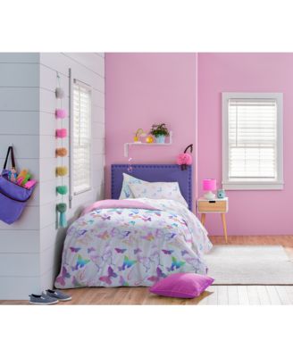 Ombre Butterflies Bedding Collection - Macy's