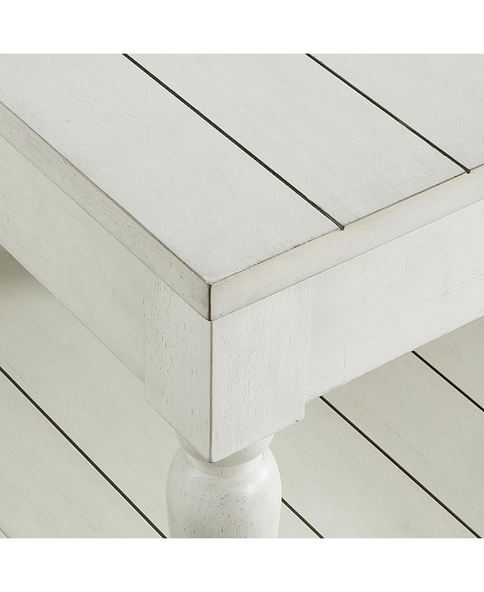 Furniture Steve Silver Hemingway 24" Wooden Farmhouse End Table - Macy's