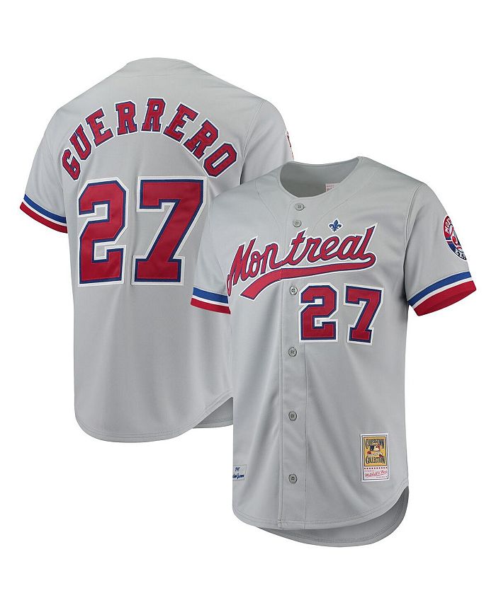 Mitchell & Ness Men's Vladimir Guerrero Gray Montreal Expos Cooperstown ...