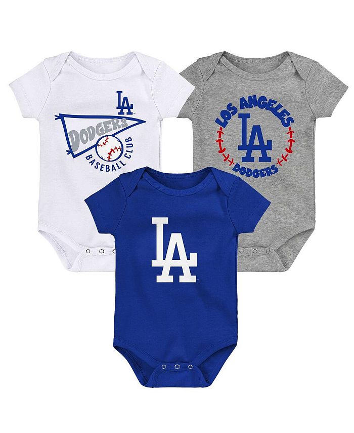 Outerstuff Infant Boys and Girls Royal, White, Heather Gray Los Angeles ...