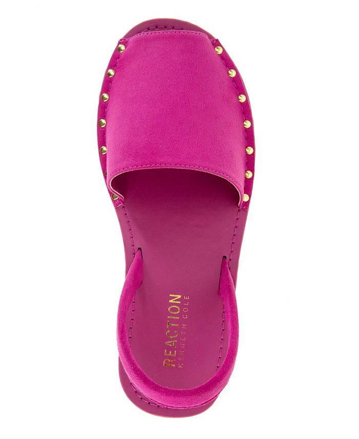 Kenneth Cole Reaction Women's Fine Glass Studs Wedge Sandals - Macy's