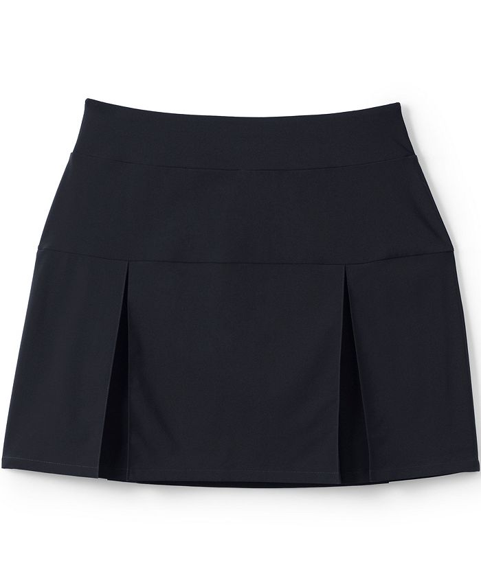 Lands' End Women's School Uniform Active Skort Above the Knee - Macy's